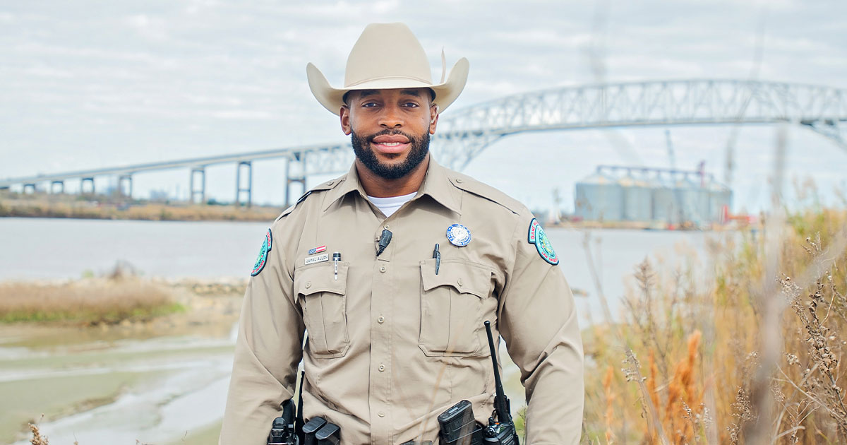 Jamal Allen '16: Football Standout to Texas Game Warden | Sawdust ...