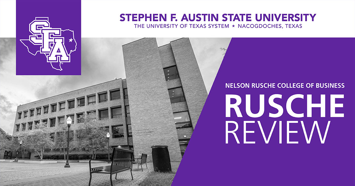 Rusche Review | Rusche College of Business | SFA