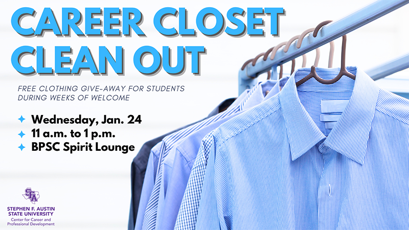 Upcoming Events | Center for Career and Professional Development | SFA